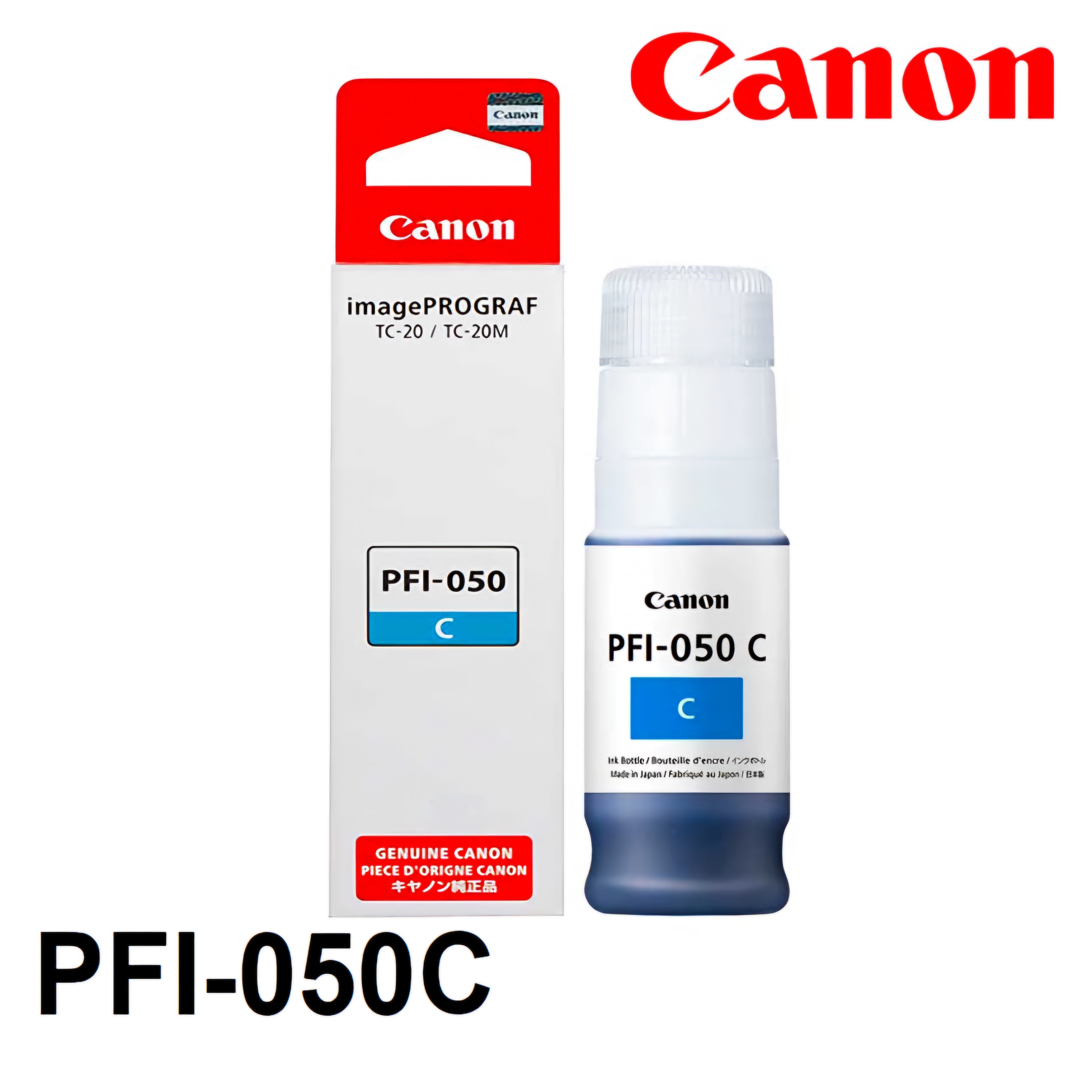 Tinta Canon PFI-050C Cyan PLOTTER TC-20 / TC-21 Original Panamá ...